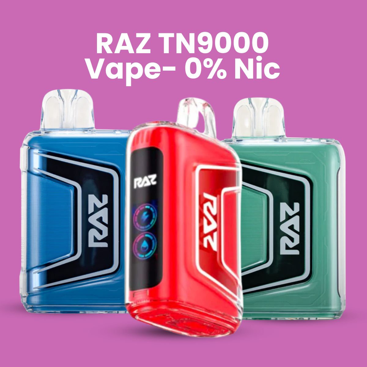 RAZ TN9000 Disposable Vape - 0% Nic | Vape Bar USA